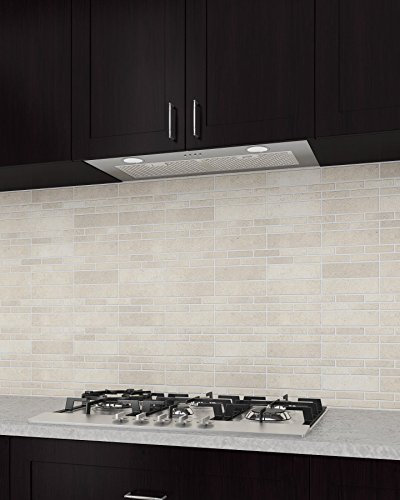 Ancona AN-1362 Inserta Plus 28” 420 CFM Ducted Built-in Range Hood in Stainless Steel