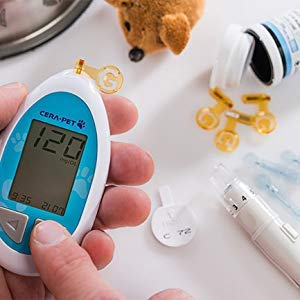 50 x CERA-PET Vet Blood Glucose Strips for Cats & Dogs, Pet Owners and Vet Test Replacement Strips