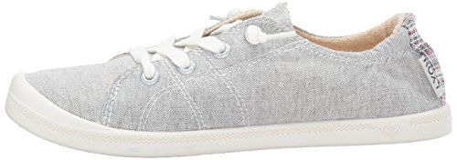 Roxy Women's Rory Slip On Sneaker Loafer Flat, Medium Grey, 8