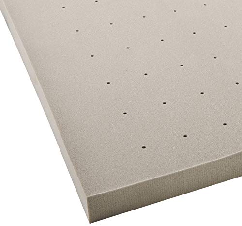 Lucid 3 Inch Mattress Topper King – Memory Foam – Bamboo Charcoal Infusion – Cooling Ventilation – Hypoallergenic – CertiPur Certified Foam