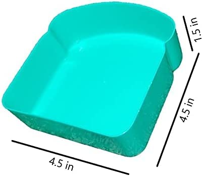 Set of 3 Food Storage Sandwich Containers, 2 cups / 16 oz / 490 ml - 3 Different Designs. Great for Meal Prep. Kids or Adult Lunch Box - BPA Free and Reusable