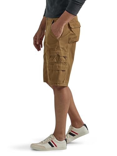 Wrangler Authentics Men's Big & Tall Premium Cargo Short (Bennard), Acorn Twill, 48