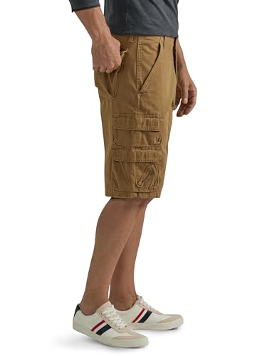 Wrangler Authentics Men's Big & Tall Premium Cargo Short (Bennard), Acorn Twill, 48