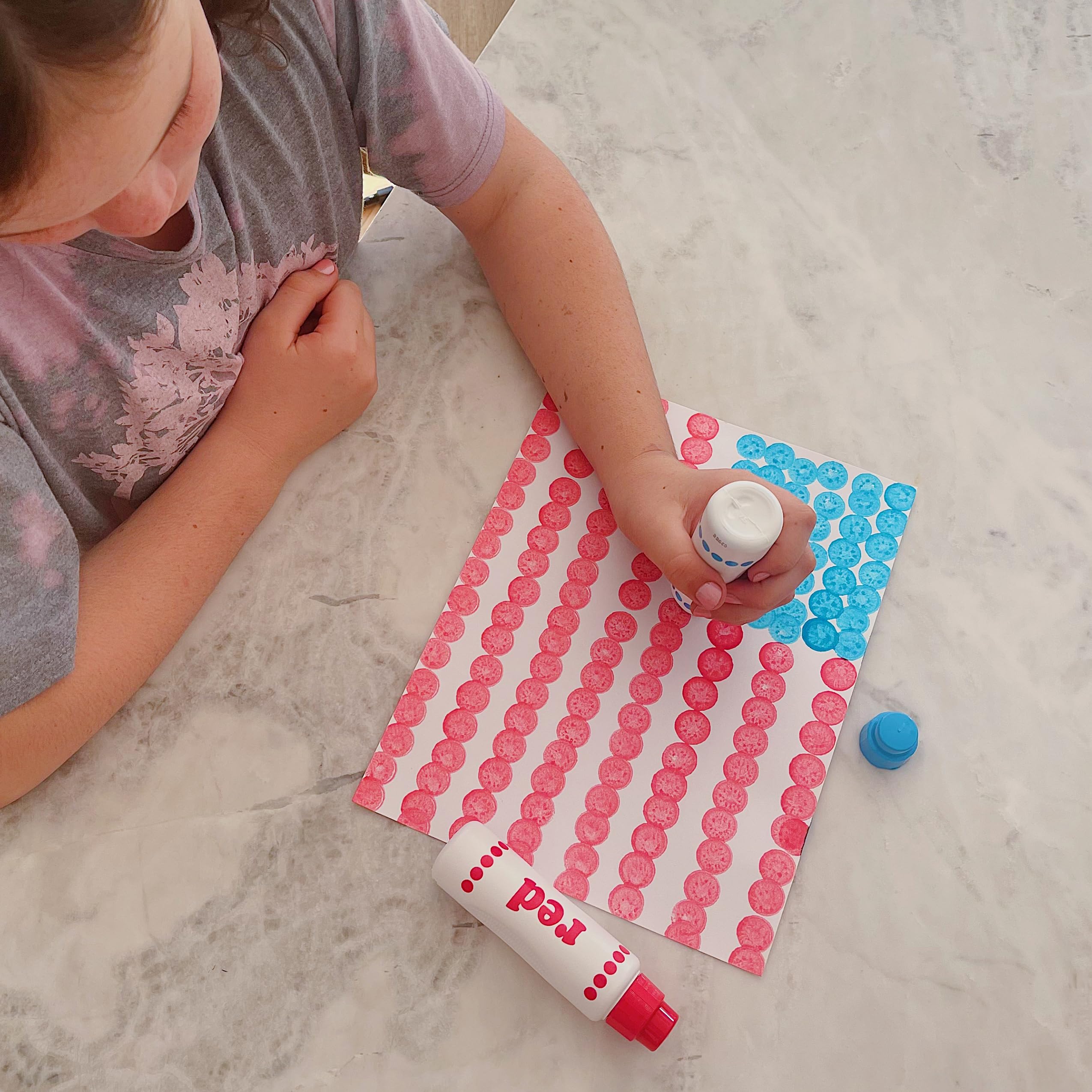 Fruit Scented Washable Dot Markers for Kids and Toddlers Educational Set of 6 Pack by Do A Dot Art, The Original Dot Marker