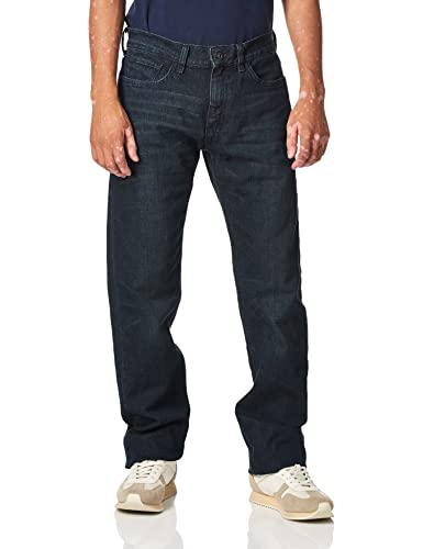 Nautica mens 5 Pocket Relaxed Fit Stretch Jeans, Pure Adriatic Sea Wash, 38W x 30L US