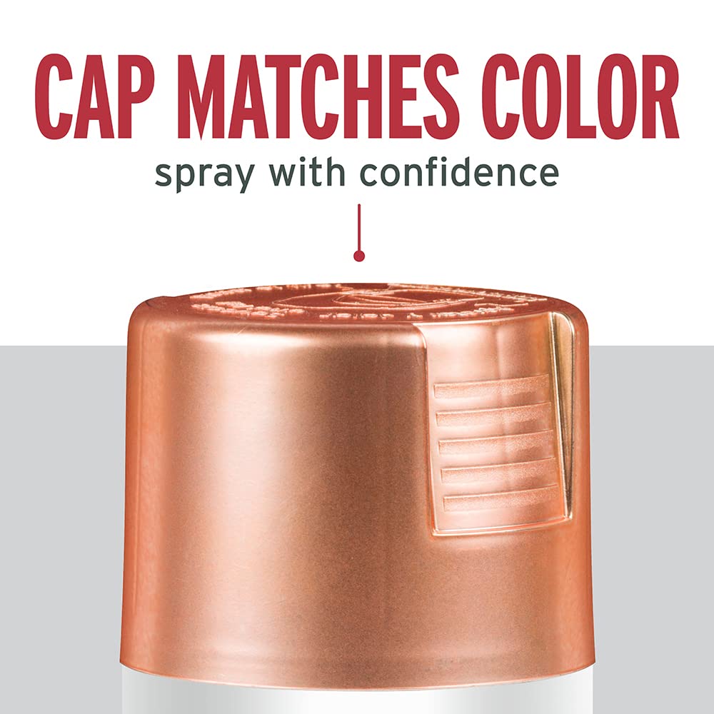 Rust-Oleum 314417 Stops Rust Bright Coat Metallic Spray Paint, 11 Oz, Copper
