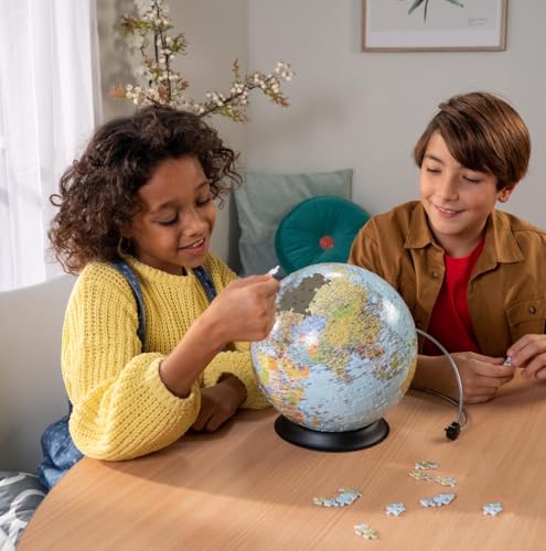 Ravensburger The Earth 540 Piece 3D Puzzle - Engaging Fun for Kids and Adults | Precision Fit with Easy Click Technology | Durable Displayable Model | Celebrating Over 130 Years of Quality