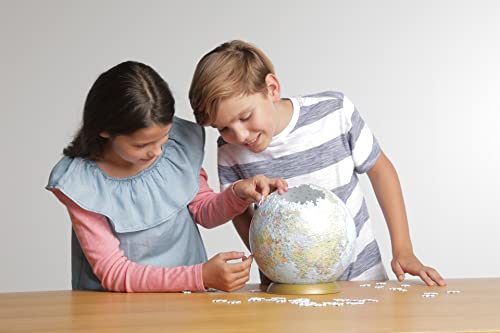 Ravensburger The Earth 540 Piece 3D Puzzle - Engaging Fun for Kids and Adults | Precision Fit with Easy Click Technology | Durable Displayable Model | Celebrating Over 130 Years of Quality