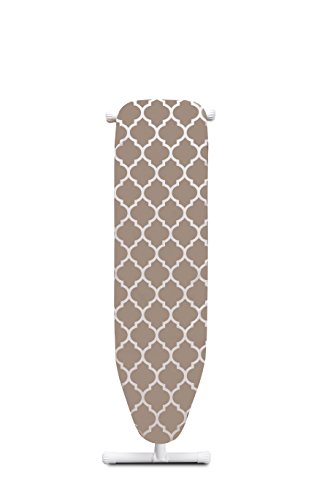 Mabel Home Ironing Board, Made in Europe by Mabel Home, Adjustable Height, Extra Thick Heavy Duty Padded Cover, Extra Cover Included (3 Different Models & Sizes) (T-Leg (53" x 14"))