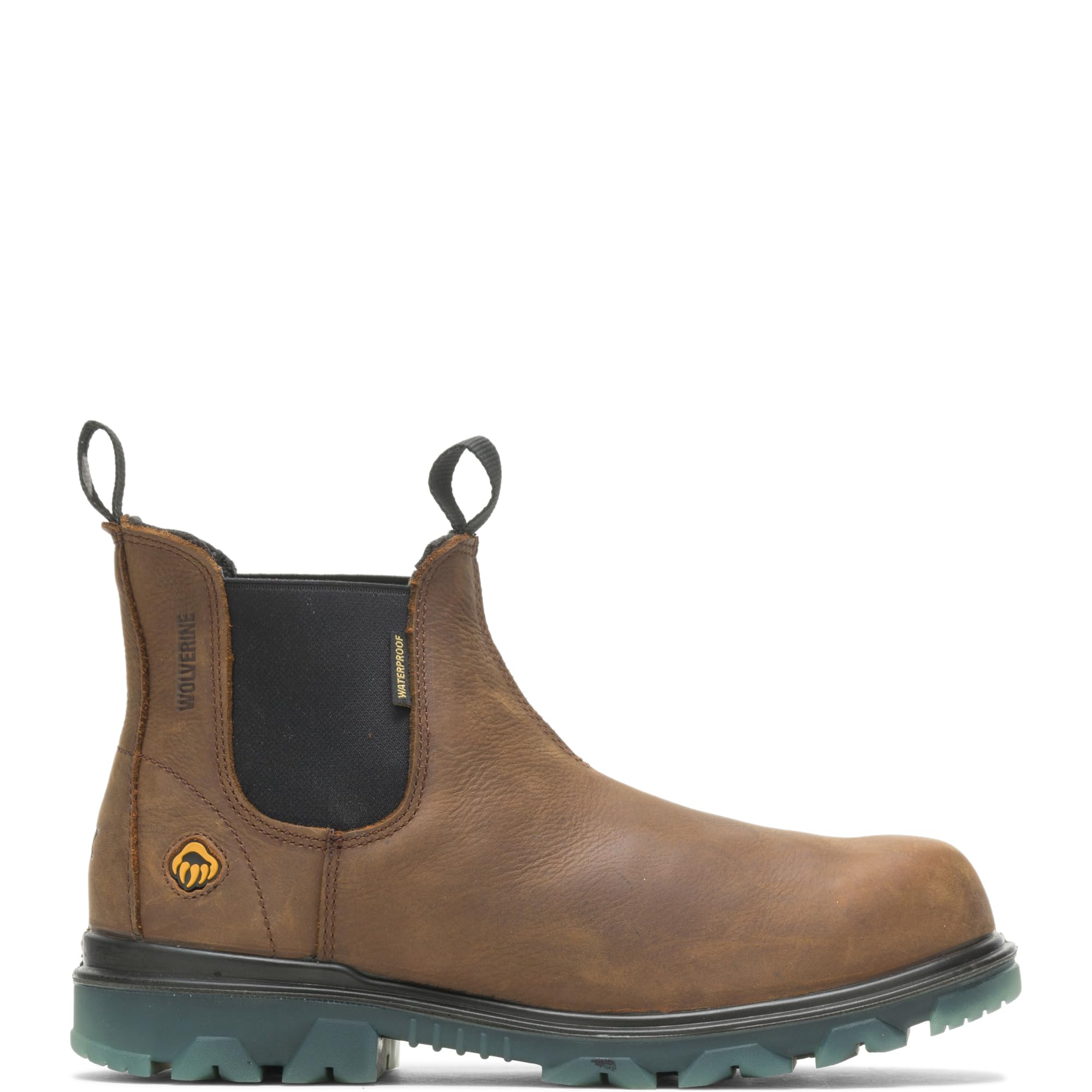 Wolverine Men's I-90 Waterproof Composite-Toe Romeo Slip-On Boot, Sudan Brown, 9.5 M US