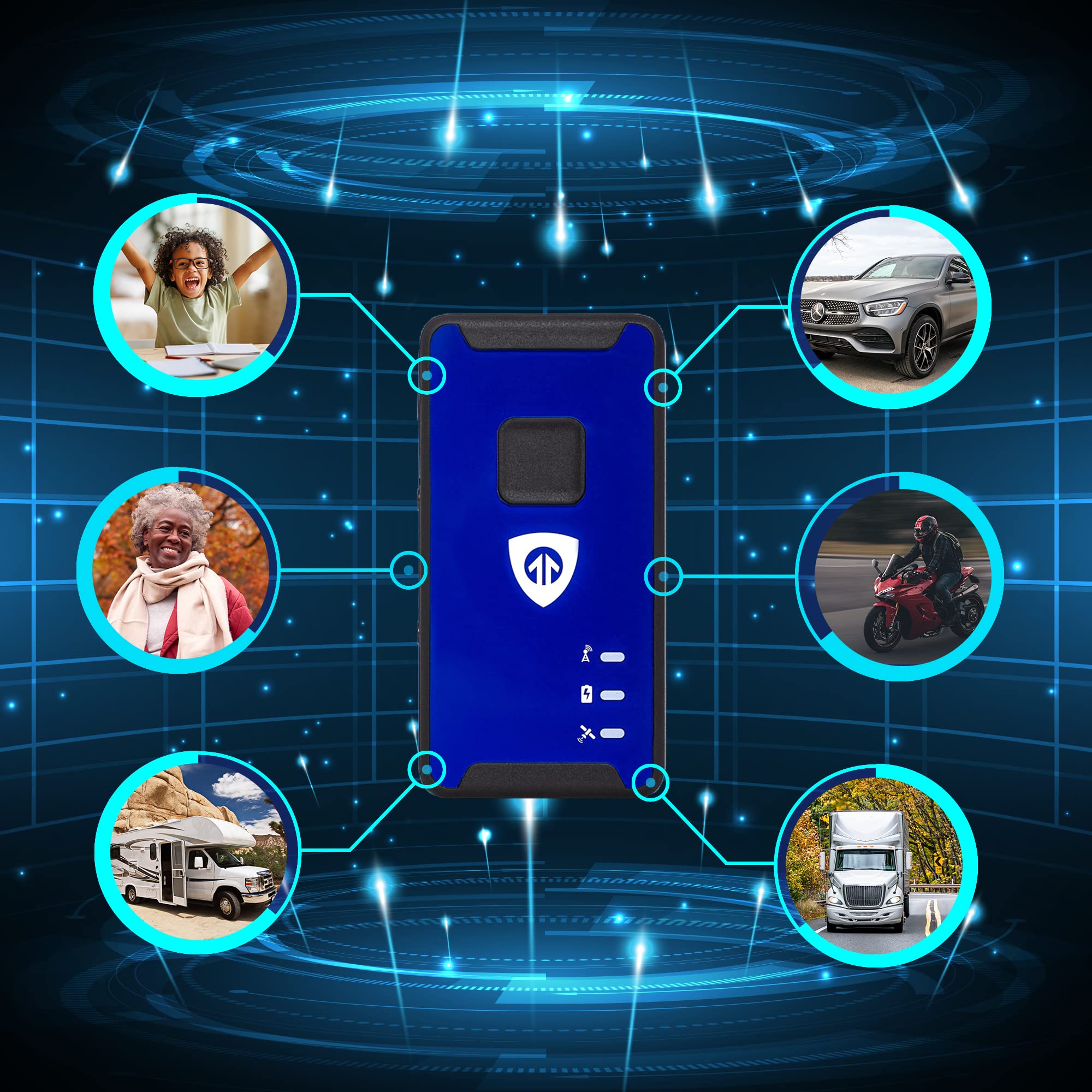 Brickhouse Car Trackers for Your Vehicle - Spark Nano 7 GPS Tracker with Magnetic Waterproof Case - Hidden Real-Time 4G LTE Vehicle Finder - GPS Tracking Device for Cars & More - Subscription Required
