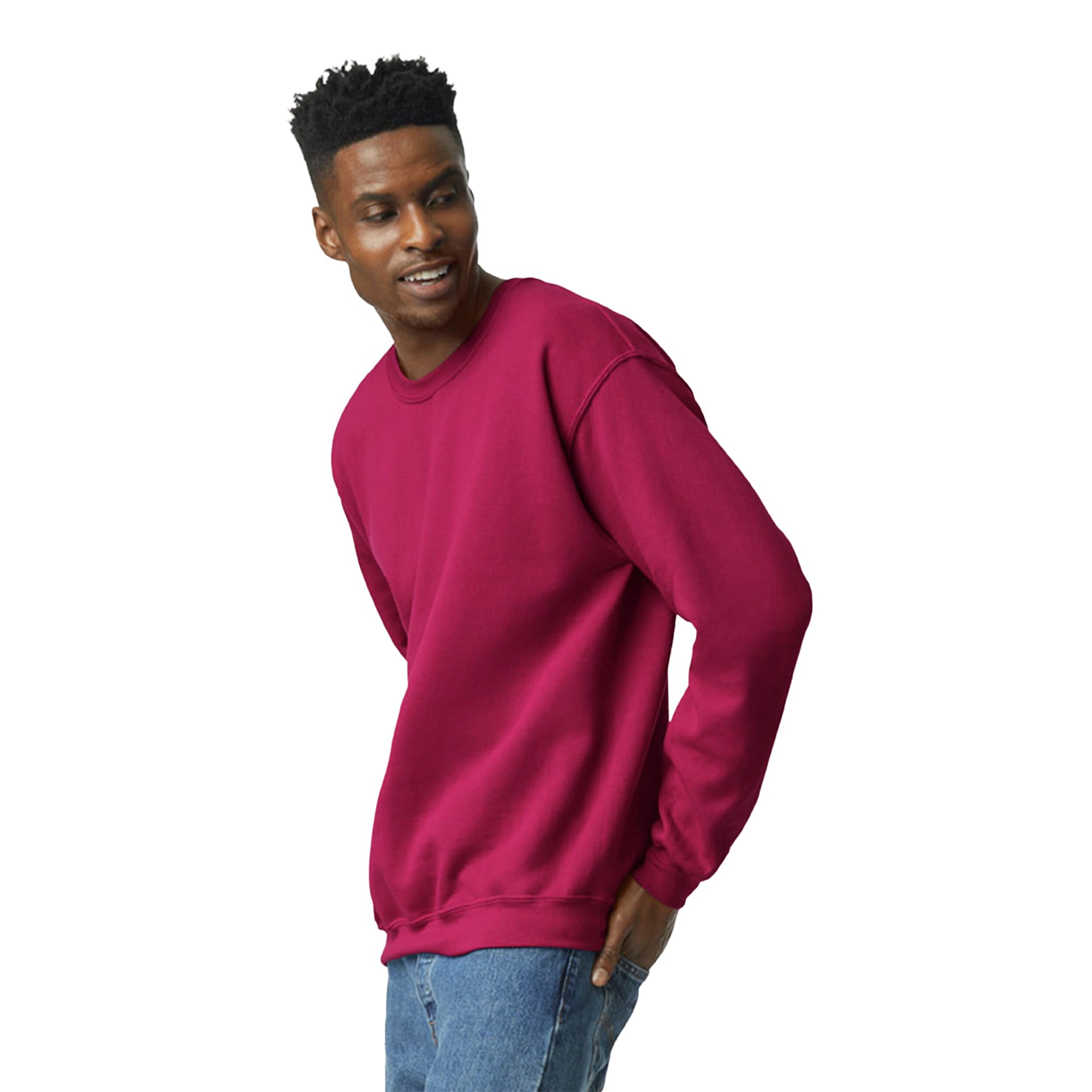 Gildan Adult Fleece Crewneck Sweatshirt, Style G18000, Multipack, Cardinal Red (1-Pack), 3X-Large