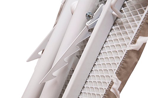Mabel Home Ironing Board, Made in Europe by Mabel Home, Adjustable Height, Extra Thick Heavy Duty Padded Cover, Extra Cover Included (3 Different Models & Sizes) (T-Leg (53" x 14"))