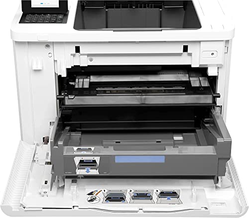 HP Laserjet Enterprise M608n Single-Function Wired Monochrome Laser Printer, White - Print only - 2.7" LCD, 65 ppm, 1200 x 1200 dpi, USB and Ethernet Connectivity, Manual Duplex Printing