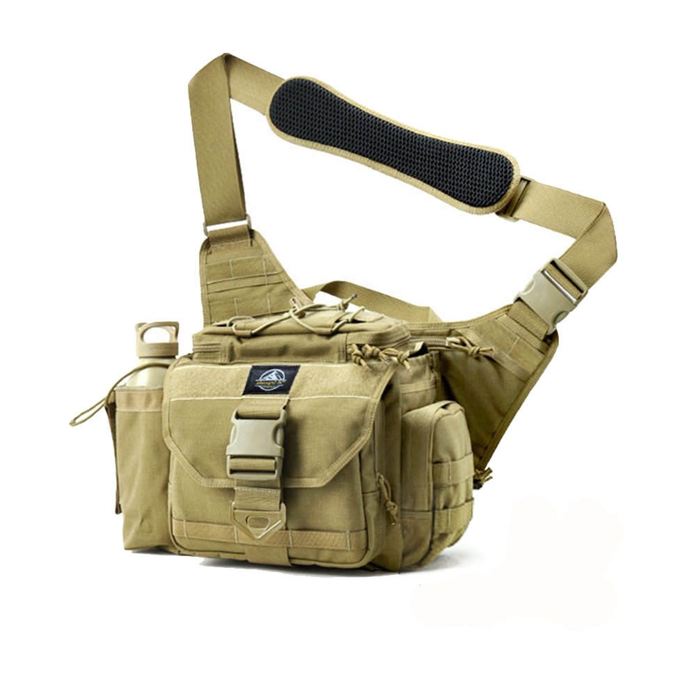 SHANGRI-LA Multi-functional Outdoor Hiking Pack Tactical Messenger Range Bag Camera Sling Assault CCW Gear Modular Deployment