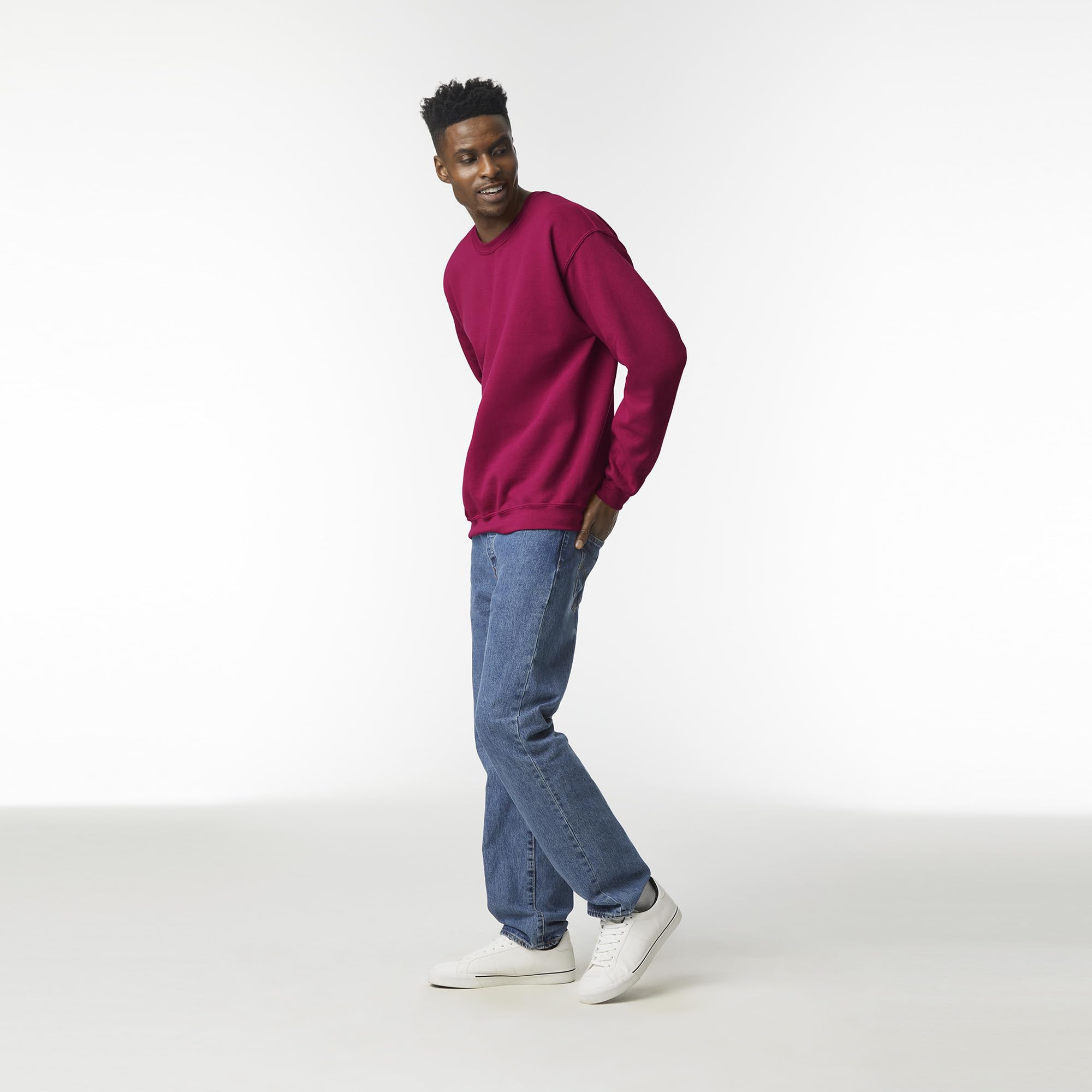 Gildan Adult Fleece Crewneck Sweatshirt, Style G18000, Multipack, Cardinal Red (1-Pack), 3X-Large