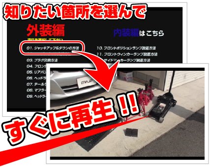 Skyline GT-R BCNR33 Maintenance DVD Interior and Exterior with Smartphone Sunshade