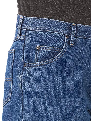 Wrangler Authentics Men's Fleece Lined Five Pocket Jean, Stonewash, 34W X 32L