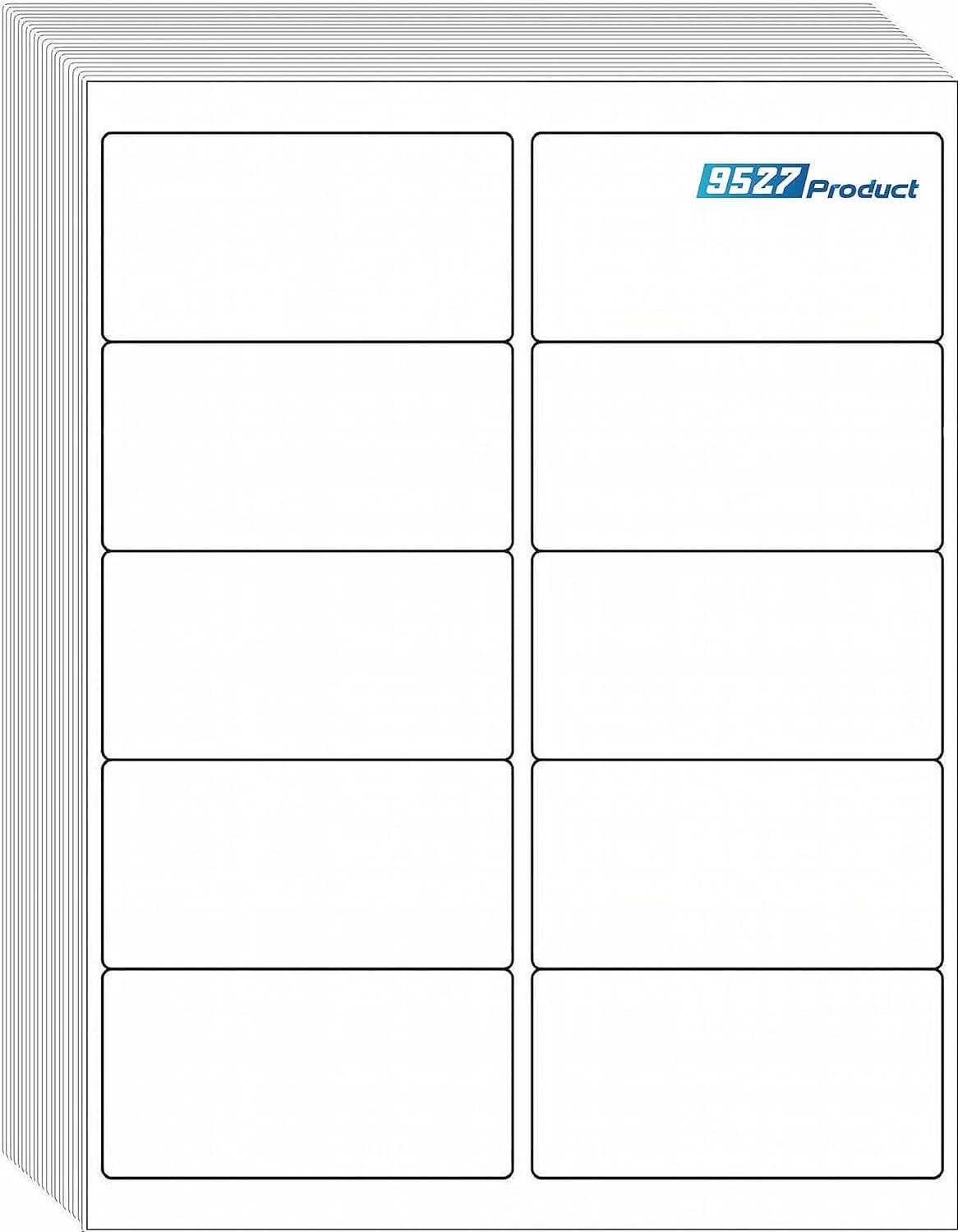 9527 Product 10 UP Sticker Labels,2x4 inches FBA Shipping Address Labels for Laser/Ink Jet Printer,Total 1000 Labels