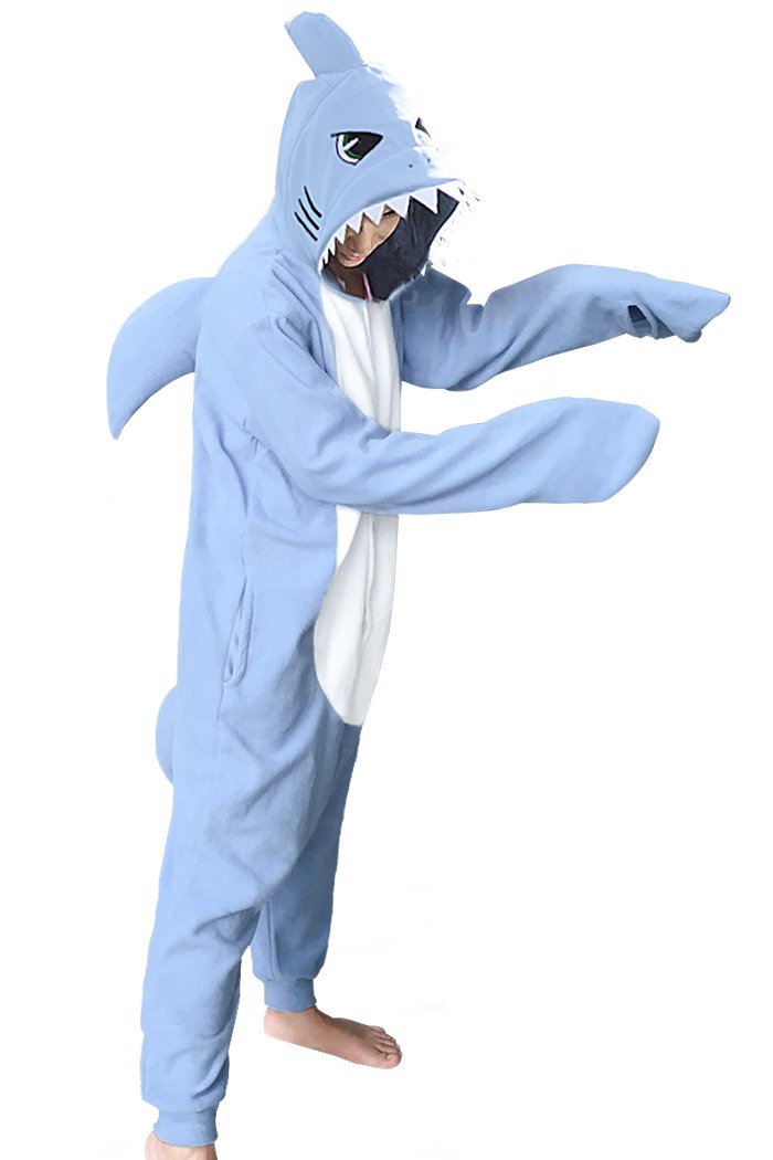 WOTOGOLD Animal Cosplay Costume Unisex Kids Shark Pajamas Blue Shark XS fit height 51'-55'