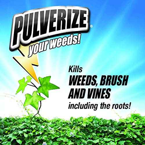 Messina Wildlife Pulverize PWBV-U-032 Weed, Brush & Vine Killer Spray - Fast Acting, Non-Staining Weed and Crabgrass Killer - 32 Ounce Trigger Spray Bottle