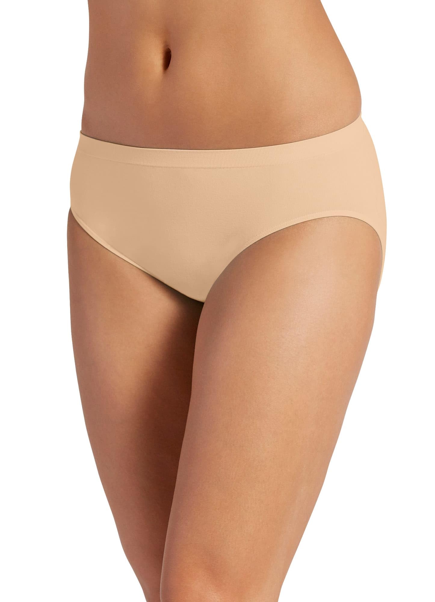 Jockey Women's Underwear Comfies Microfiber French Cut - 3 Pack, Light, 8