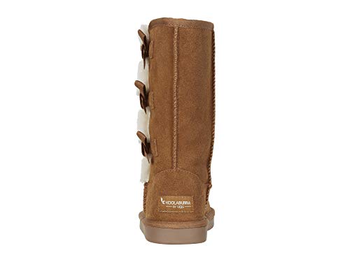 Koolaburra by UGG Kid's Victoria Tall Fashion Boot, Chestnut, 13 Youth US Little Kid