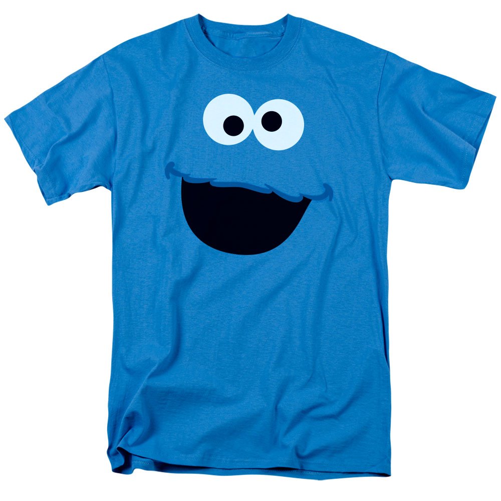 Popfunk Sesame Street Cookie Monster T Shirt & Stickers (Large)