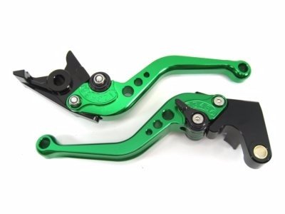Keewor CNC Adjustable Short Brake Clutch Levers for Yamaha YZF R1 2004-2008 YZF R6 2005-2016 R6S CANADA VERSION 2006 R6S EUROPE VERSION 2006-2007 Green