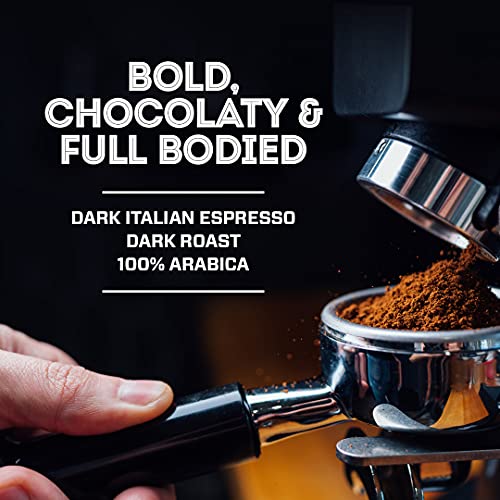 Eight O'Clock Coffee Dark Italian Espresso, Dark Roast, Whole Bean Coffee, 32 Ounce (Pack of 1), 100% Arabica, Kosher Certified