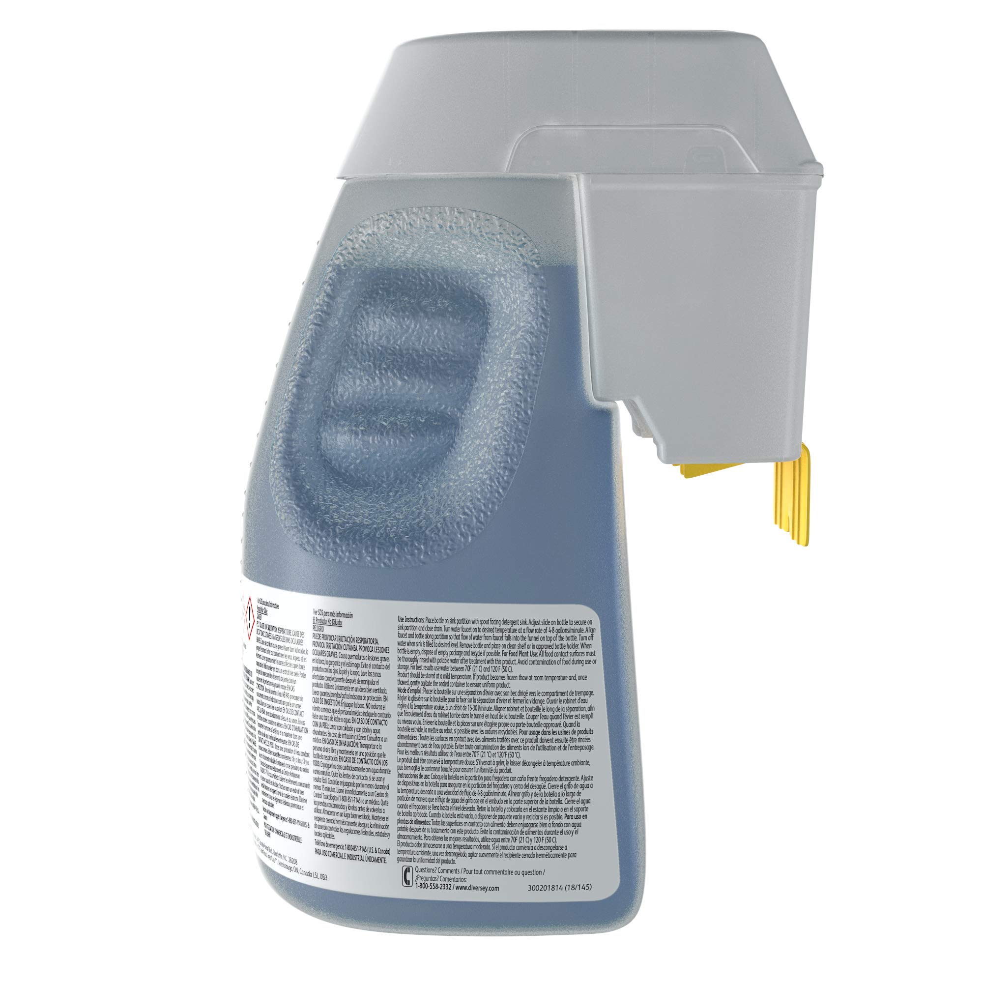 Diversey Suma Supreme Pot/Pan Detergent Refill, 2.5-Liter, Blue