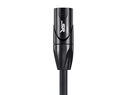 Monoprice XLR Male to XLR Female Cable [Microphone & Interconnect] - 100 Feet | Gold Plated, 16AWG - Stage Right Series
