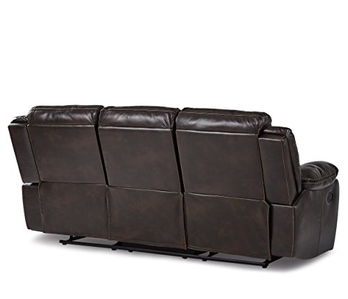 Homelegance Bastrop Double Reclining Sofa (Manual), Brown