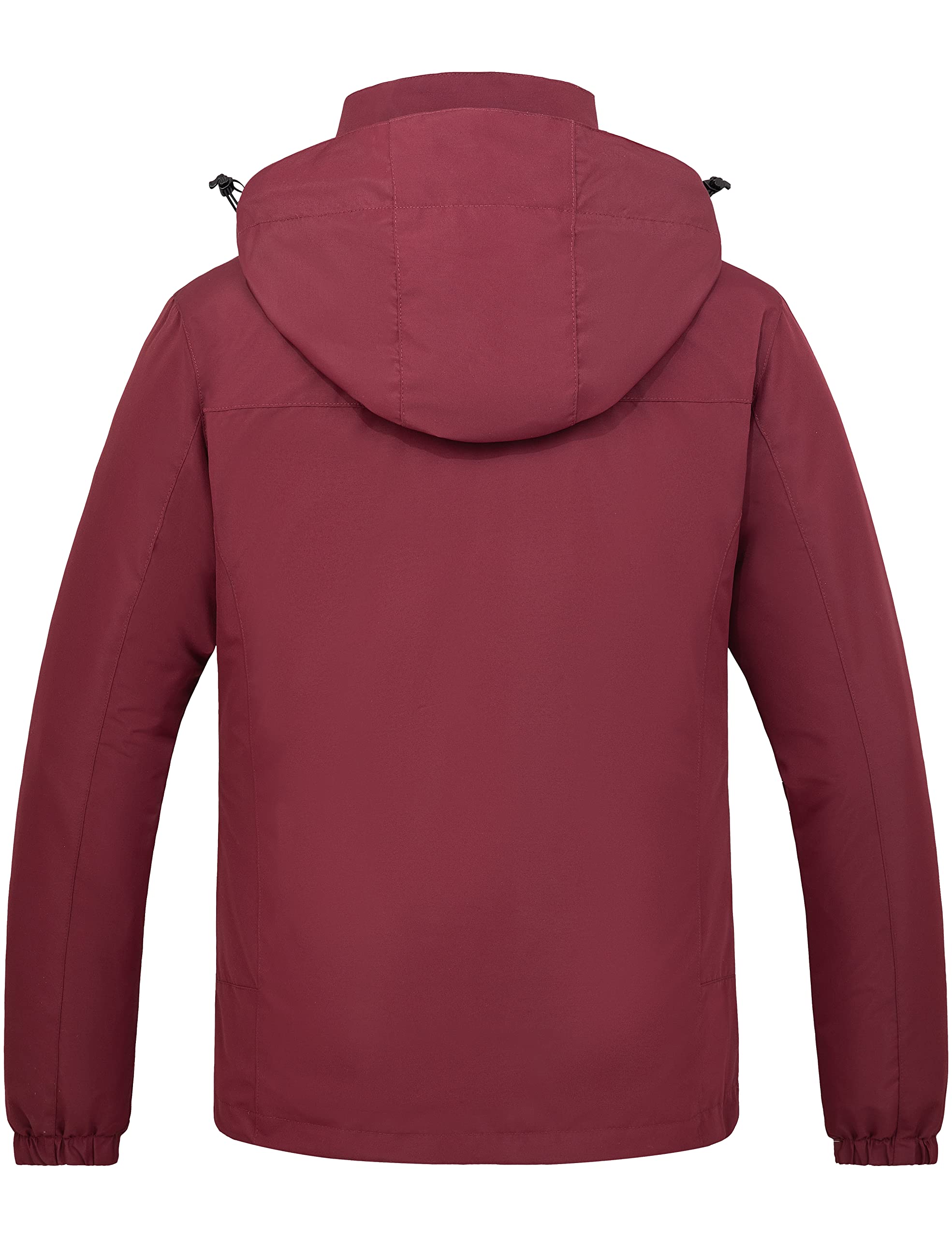 wantdo Women's Winter Snow Coat Mountain Skiing Jacket SoftShell Windbreaker Jacket Wine Red XL