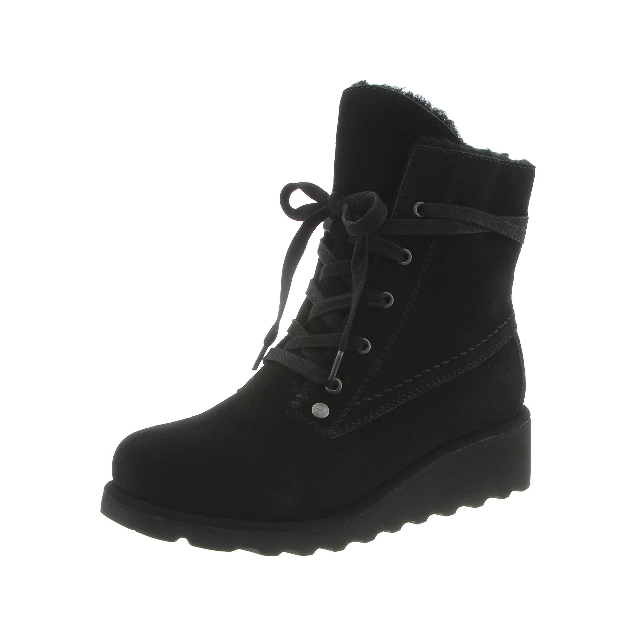 BEARPAW Women's Krista Hickory Size 10 | Women's Boot Classic Suede | Women's Slip On Boot | Comfortable Winter Boot