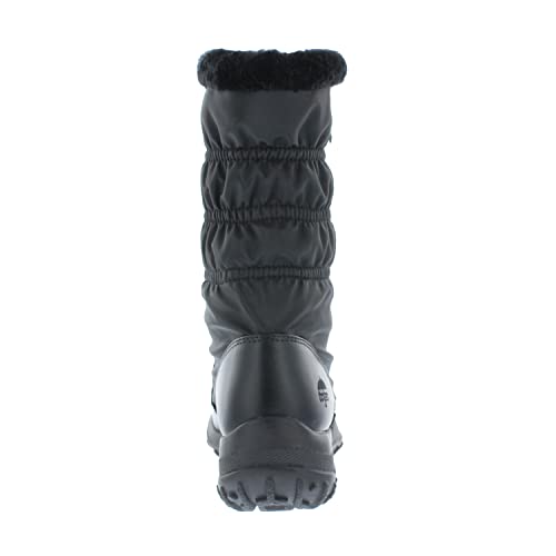 totes Womens Madina Snow Boots, Black, 10
