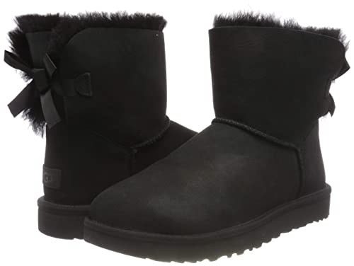 UGG Women's Mini Bailey Bow Ii Boot, Black, 09