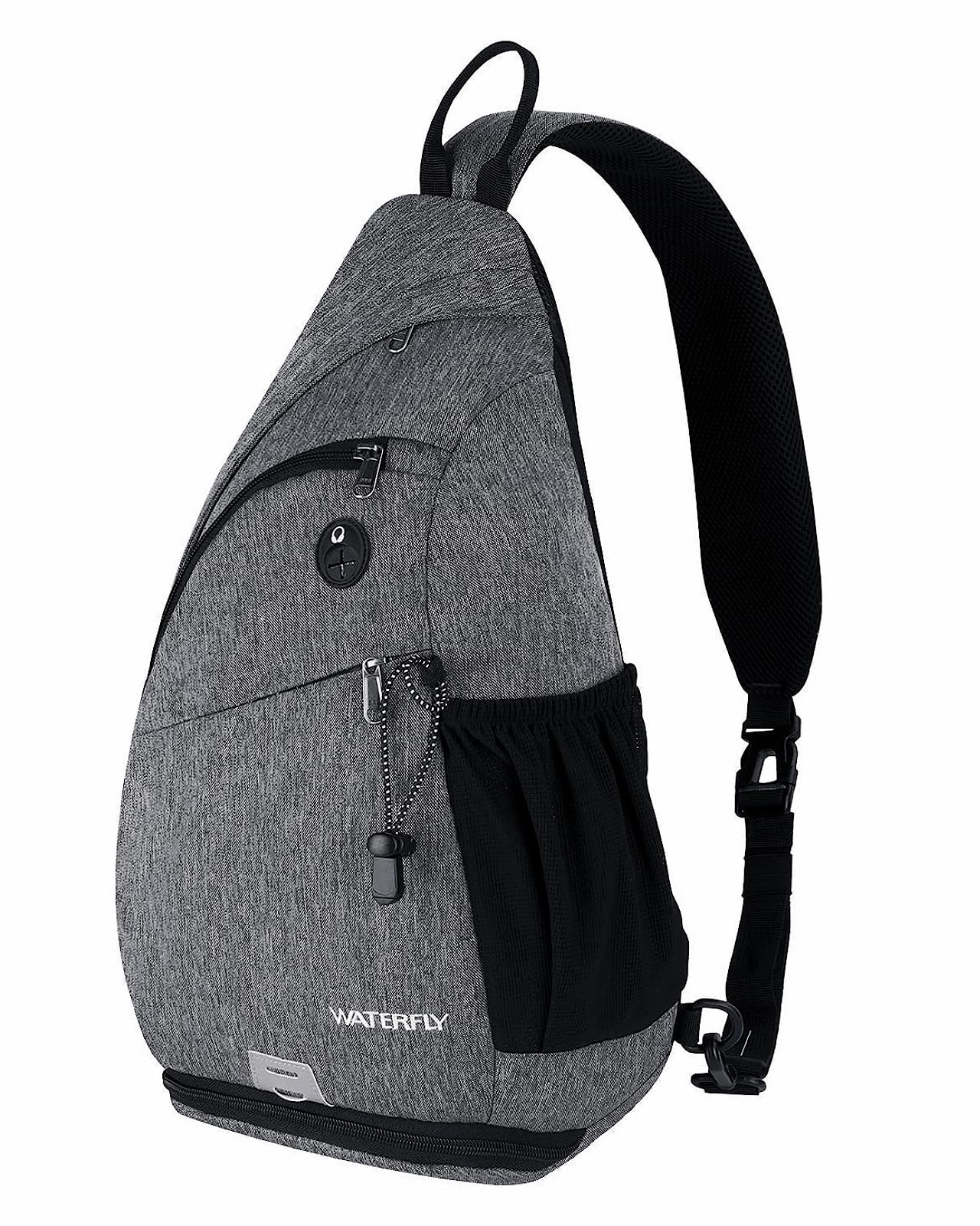 WATERFLY Sling Bag Crossbody Backpack: Over Shoulder Daypack Casual Cross Chest Side Pack