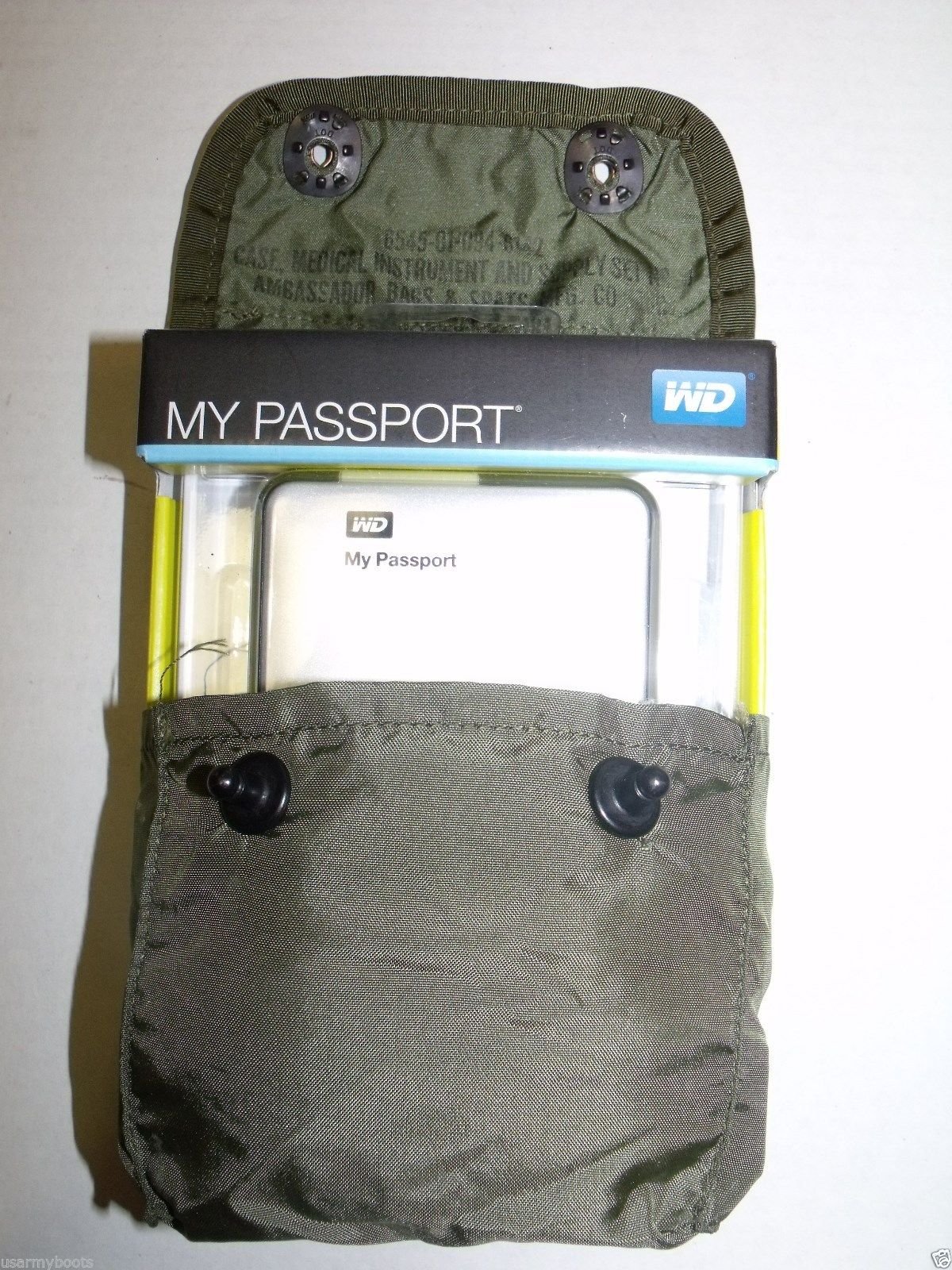 Ambassador Bags & Spats US Army Military Alice First AID CASE Medical Pouch Bag OD Olive Green