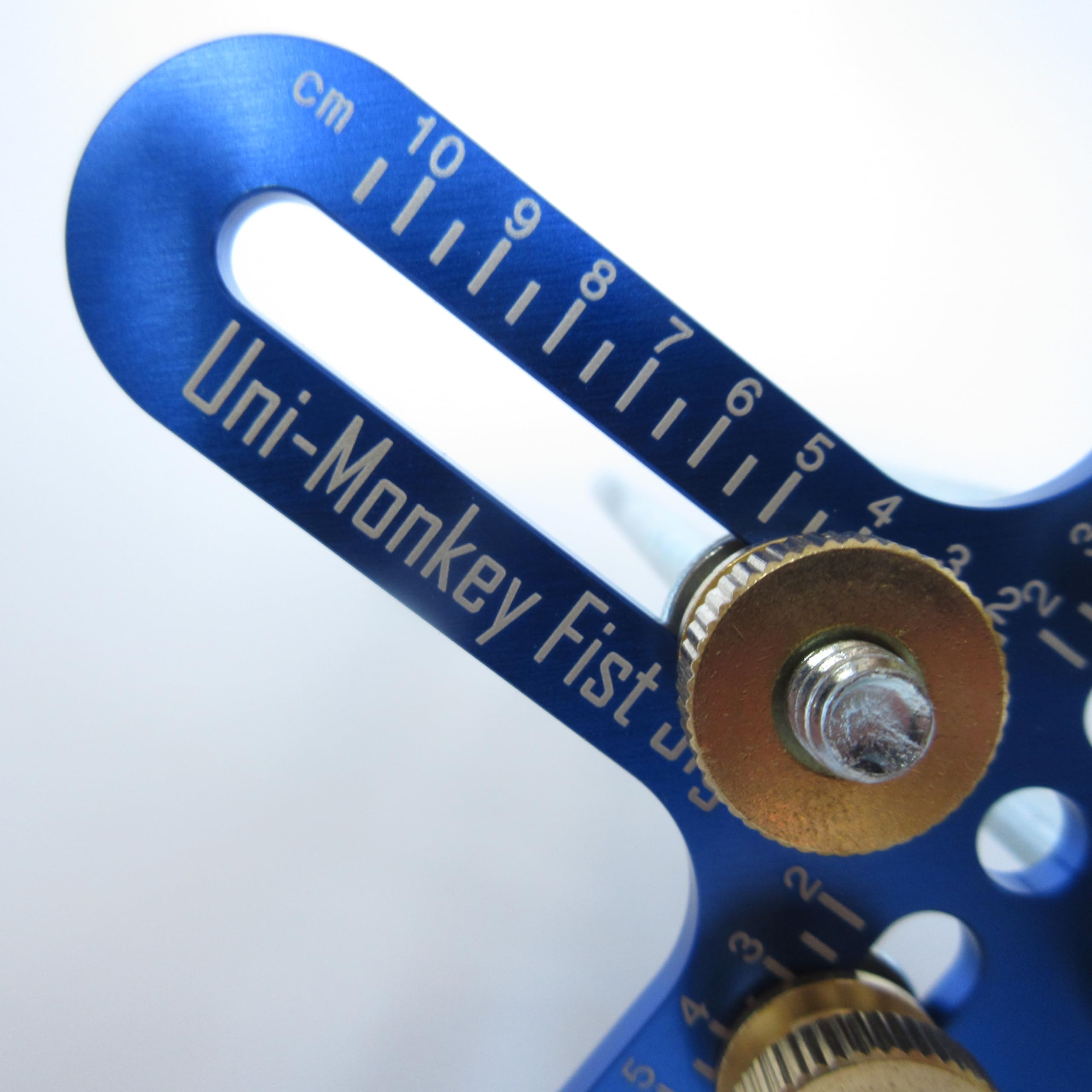 Uni-Monkey Paracord Tool Jig ~ Makes Ball Knots from 5/8" to 4" (Blue)