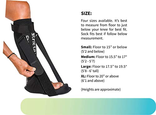 StrictlyStability Plantar Fasciitis Soft Night Splint Sock (Medium)