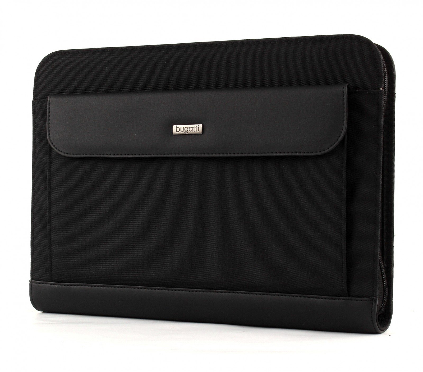 Bugatti Writing Case Ufficio with Compartments Bag Organiser, 35 cm, Black