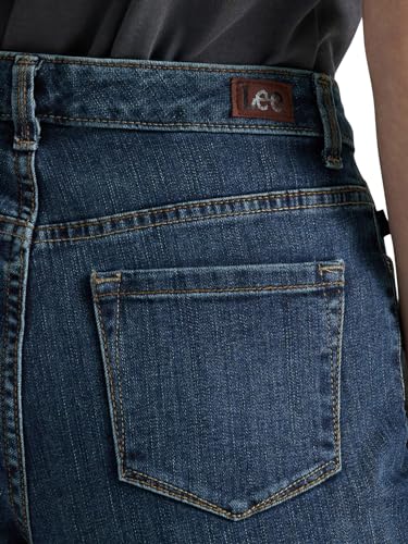 LEE Women's Classic Fit Monroe Straight-Leg Jean, Ellis, 12 Long
