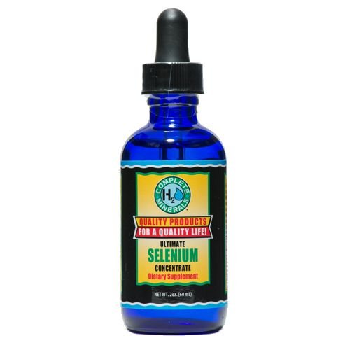 Complete H2O Minerals Selenium Ionic Mineral Water Ultimate Concentrate 750 ppm 2 fl. oz.