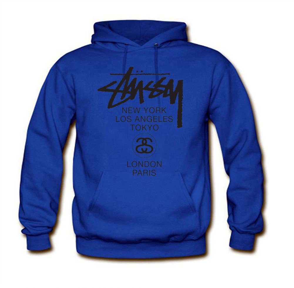 Men's Stussy Logo - S M L XL 2XL 3XL Hoodie &Sweatshirt X-Large Blue