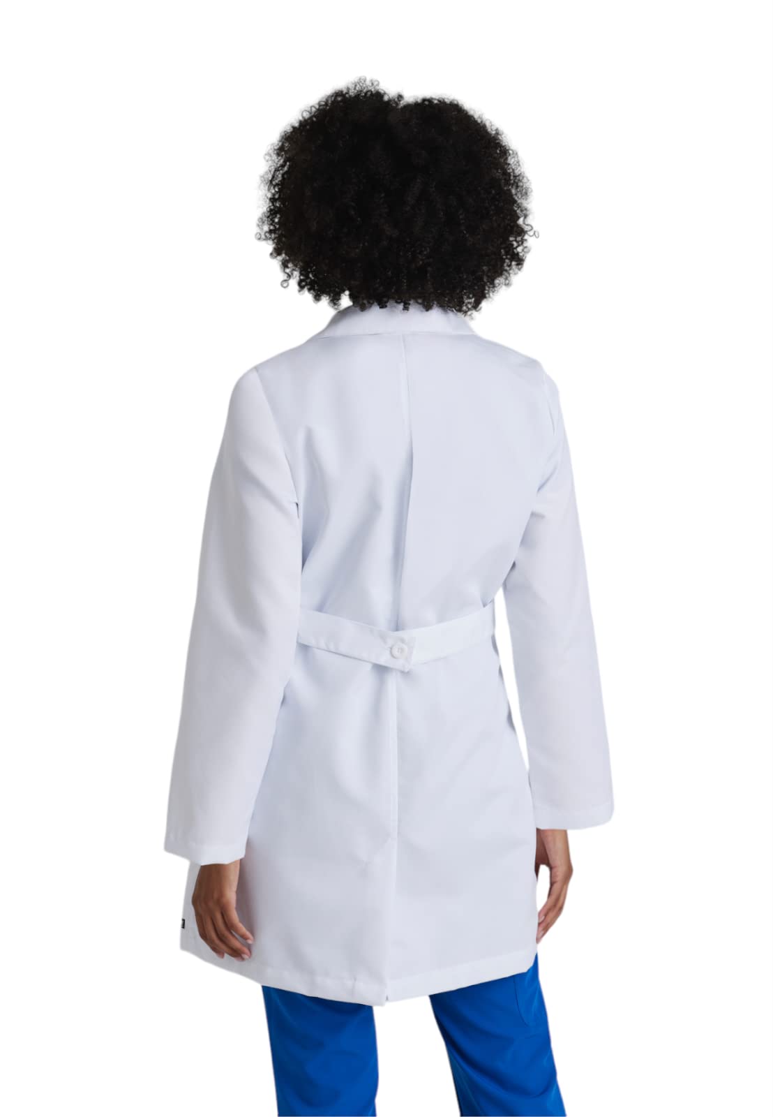 Grey's Anatomy 4481 34" Women's Lab (White, Small)