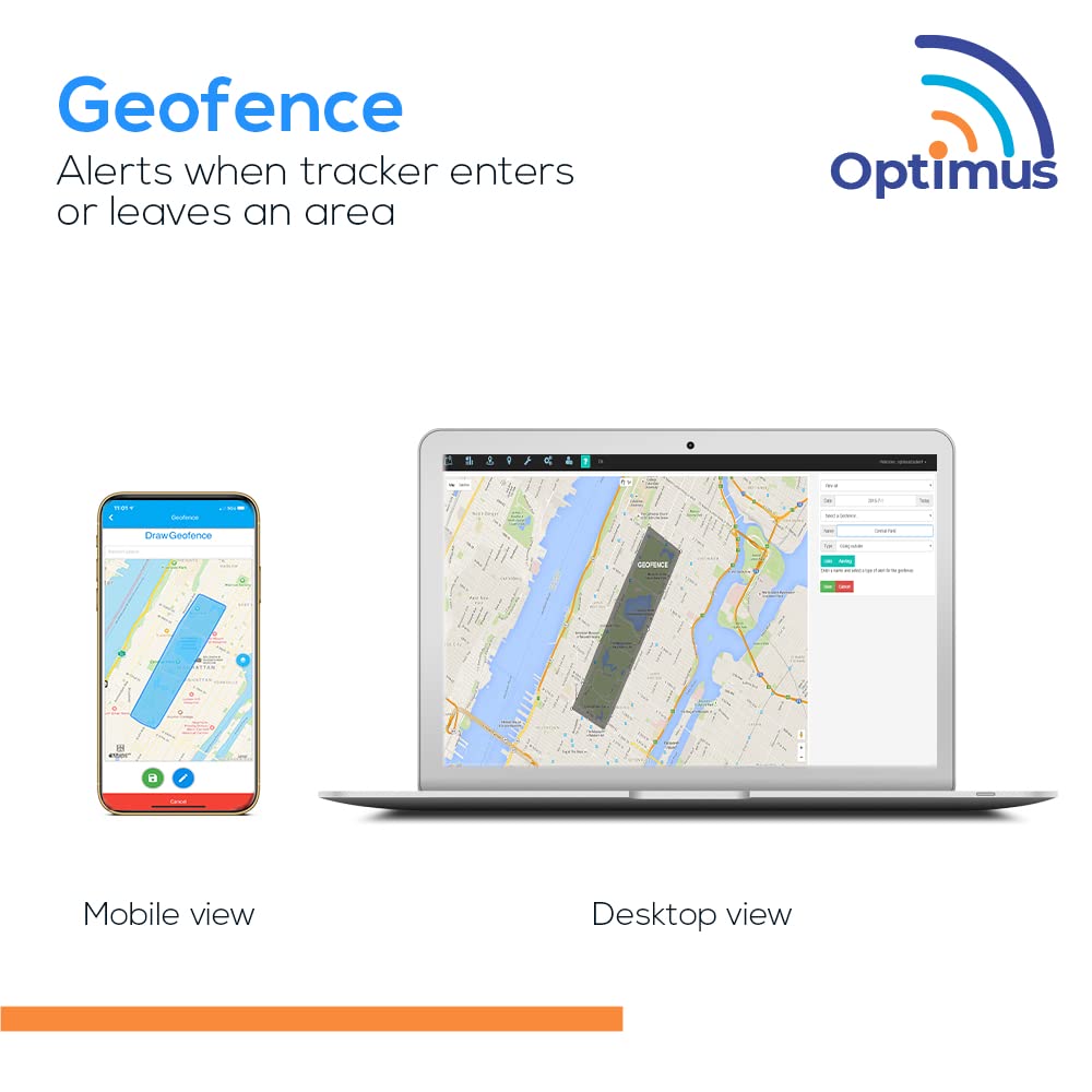 Optimus 2.0 GPS Tracker for Vehicles, Assets, People - 4G LTE - Real-Time GPS Tracking Device - Instant Alerts