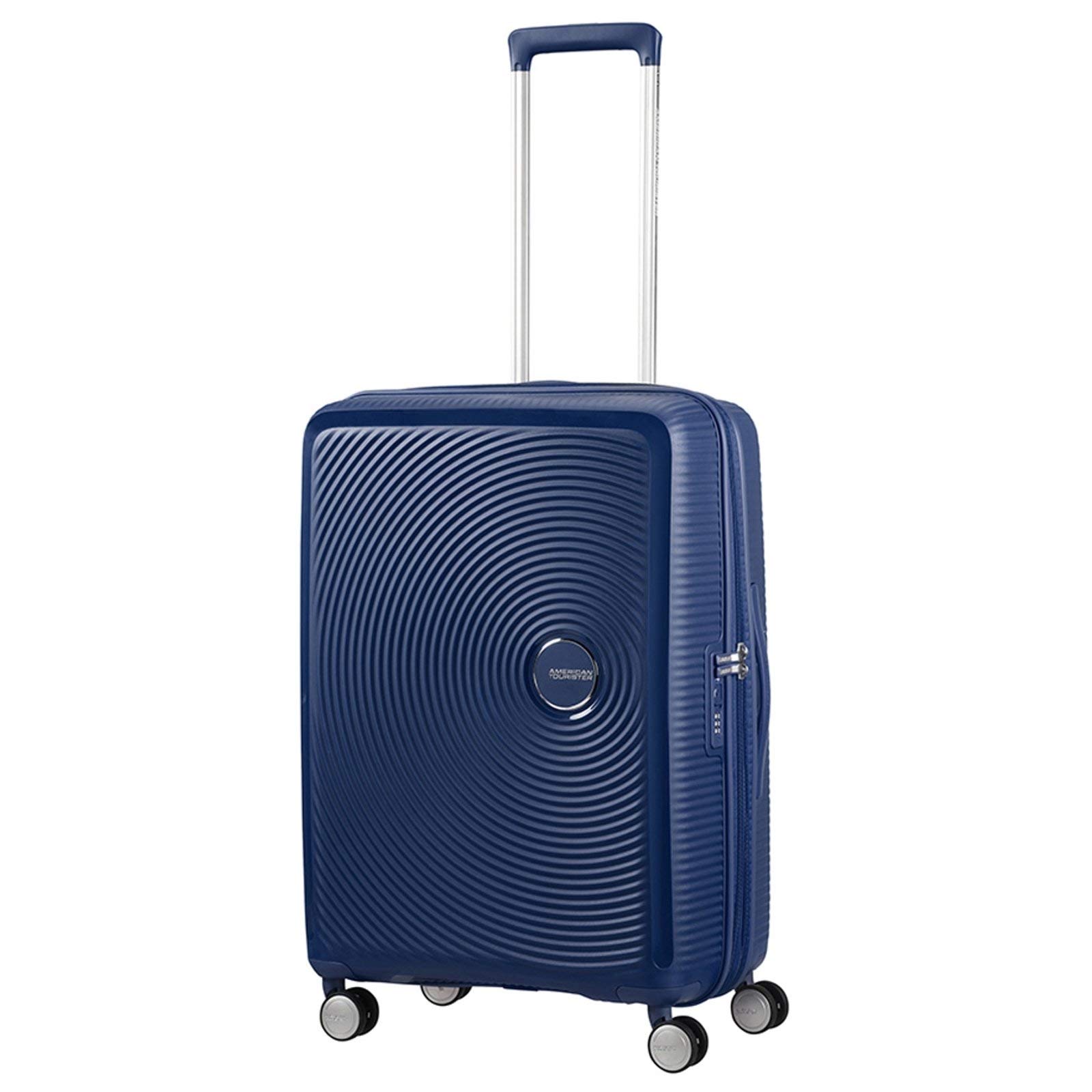 American Tourister Suitcase, Blue (Midnight Navy), Medium (67 cm-81 Litre)