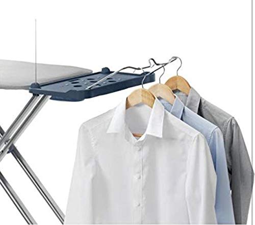 Mabel Home Ironing Board with Extra-Wide Surface, 8 Features, Retractable Shoulder Wings, Adjustable Height, 100% Cotton Cover