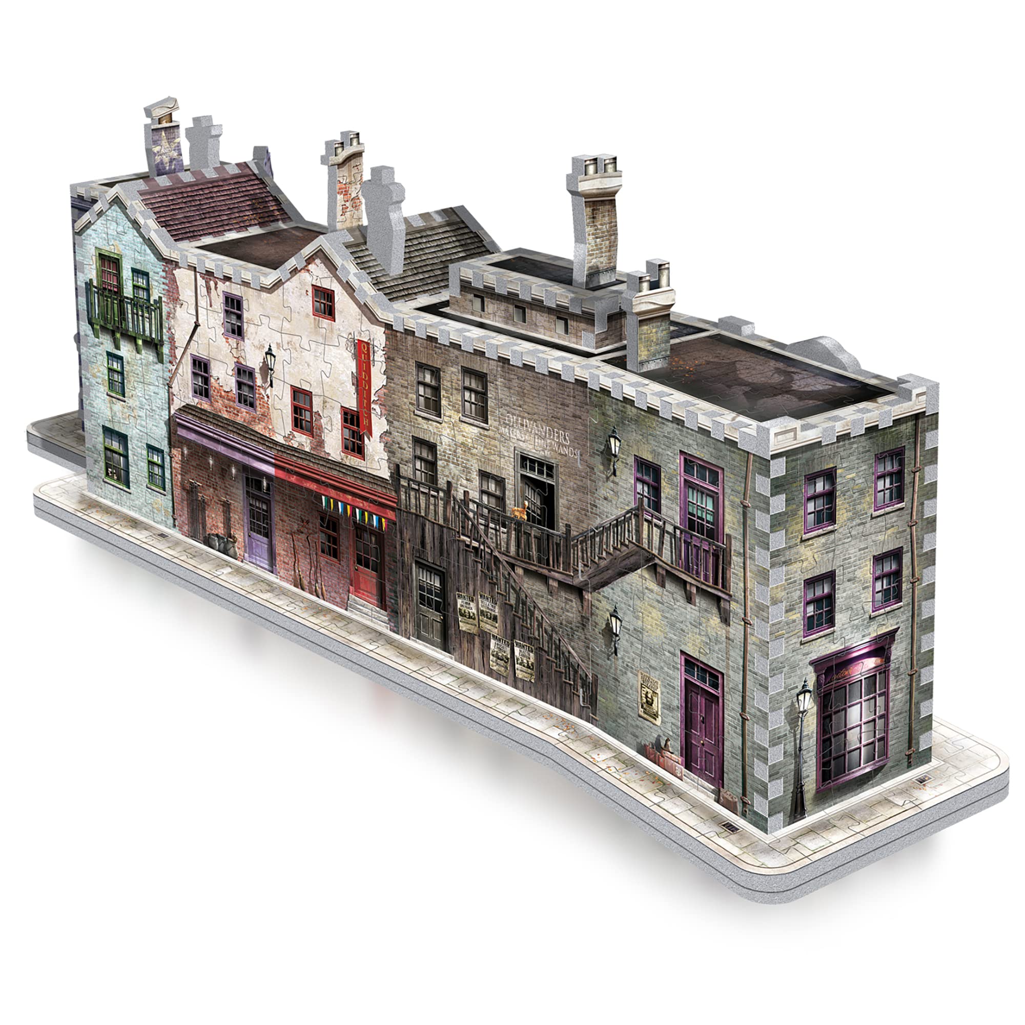 Wrebbit3D Harry Potter Diagon Alley 3D Puzzle for Teens and Adults | 450 Real Jigsaw Puzzle Pieces | Not Just an Ordinary Model Kit for Adults for Harry Potter Fans